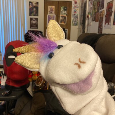 Red Haired Girl Sock Puppet With Braids Class Room Educate Aid - Etsy