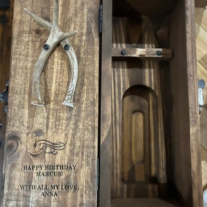 Lock Box Bourbon/whiskey Gift Box With Keypad Lock - Etsy