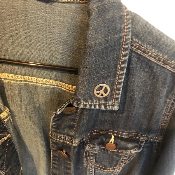 Peace Sign Lapel Pin - CC370- Peace, Hippie, Symbol of Peace - Etsy