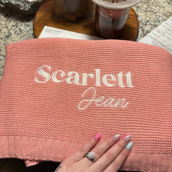 Baby Name Swaddle, Newborn Name Swaddle, Personalized Baby Name Swaddle ...