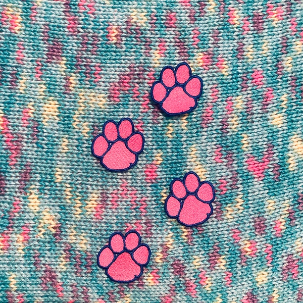 Paw Print Patch, 2 Inch Any Color Combo! Custom Made! F33B - Etsy