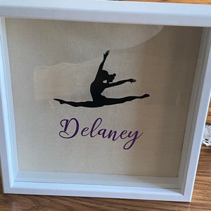 Personalized Dance Shadow Box Competition Pin Holder - Etsy