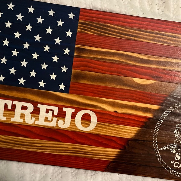 Army Rustic American Wood Flag - Army Wooden Flag - Army Sign - Army ...