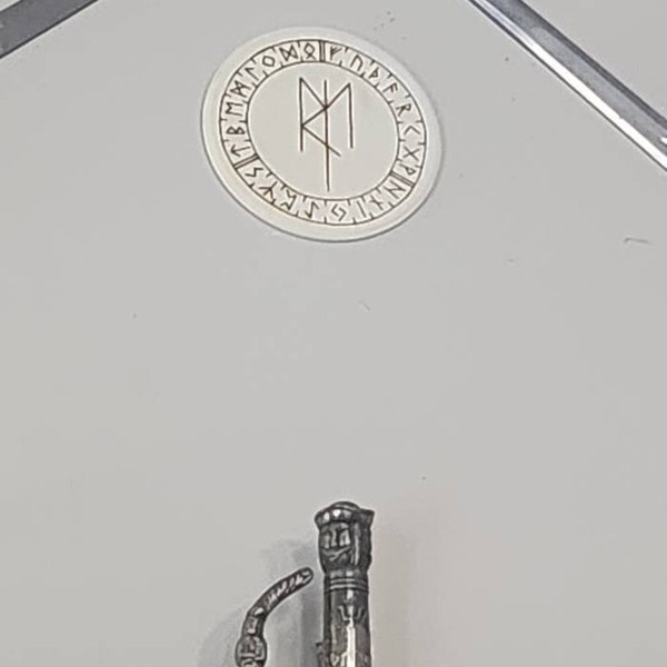 Runecaller Norse Rune Wand Volva Staff Distaff Asatru Altar Divination ...