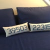 Personalized Zip Code Pillow Personalized Pillow Dorm - Etsy