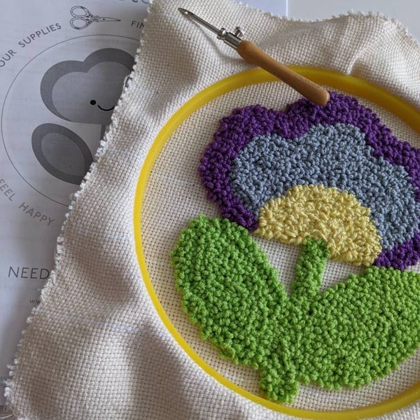 Punch Needle Pattern for Beginners. Punch Needle Patterns. Punch Needle ...