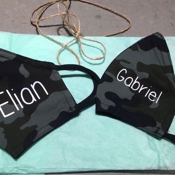 Personalized Kids Face Mask - Etsy