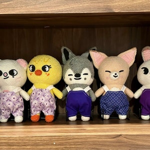 Bbokari Skzoo Crochet Plush Pattern - Etsy