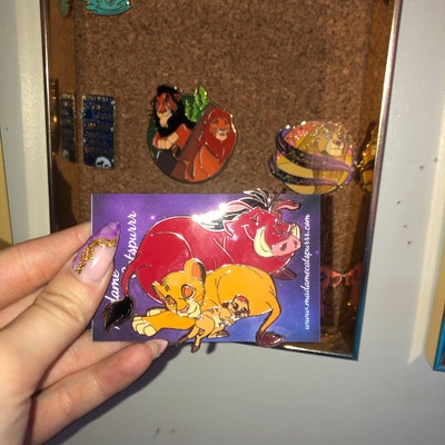 Lion King Simba, Timon and Pumbaa Enamel Fantasy Pin - Etsy