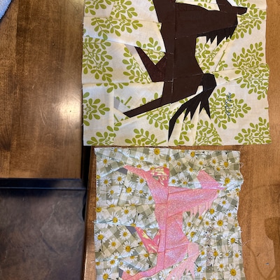 Chicken, 12 Inch Foundation Quilt Block Pattern From the Farm Animal ...
