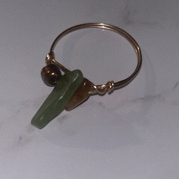 Custom Crystal Ring Handmade With Real Crystals -you Choose the ...