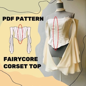 MEN'S UNDERBUST CORSET Pattern // Pdf Sewing Pattern for Men // Eu Size ...