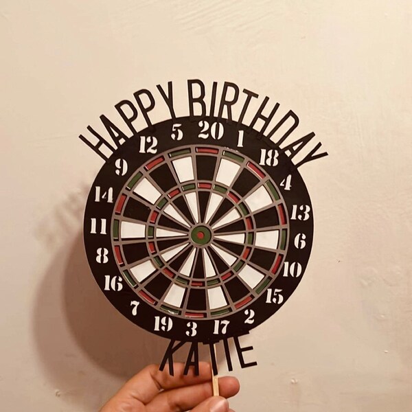 Dart Board Svg, Fathers Day Svg, Bullseye Svg, Cake Topper Svg, Dad ...