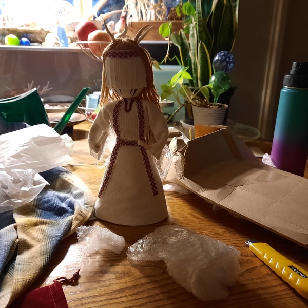 Heilung, Maria Franz, Pagan Altar, Masque Shaman, Figure Doll Band ...