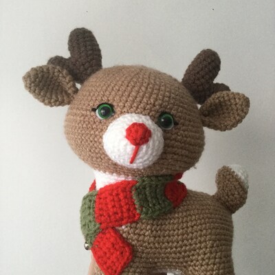 Bibibonbon Crochet Pattern Amigurumi: Dasher the Reindeer, Reindeer ...
