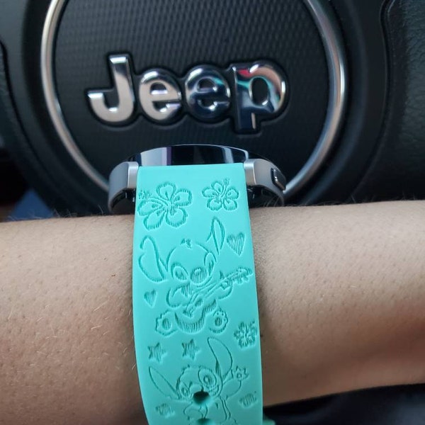 Stitch Ohana Means Family Silicone Samsung Galaxy Watch Band ...