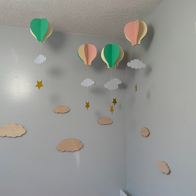 Cloud Cut Out, Wooden Clouds, Wood Cut Outs, Nursery Decor, Kids Room ...