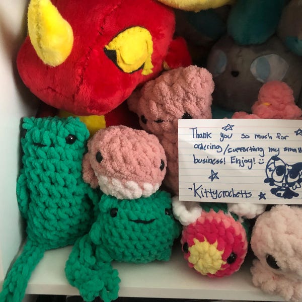 Custom Order Dandy’s World Characters Crochet Handmade Amigurumi Shelly ...