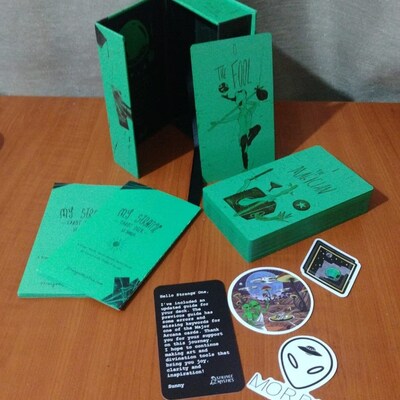 My Strange Tarot Deck and Guidebook, Divination Tool, Modern Tarot Deck ...