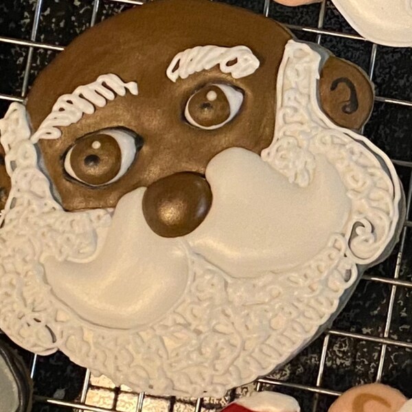 Bald Santa Face Cookie Cutter - Etsy