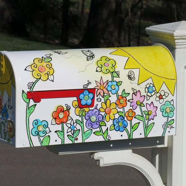 Custom Painted Mailboxes, Exotic Bird Art, Peacock Painting, Unique ...