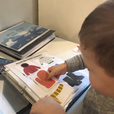 Winter Toddler Busy Book Printable, Snowman Themed Activities, Winter ...