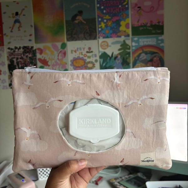 Simple Wipe Pouch Sewing Pattern | Zippered Wet Wipes Case | Printable ...