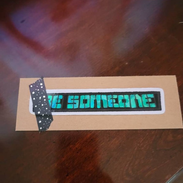 BE SOMEONE Downtown Houston Graffiti Sticker - Etsy