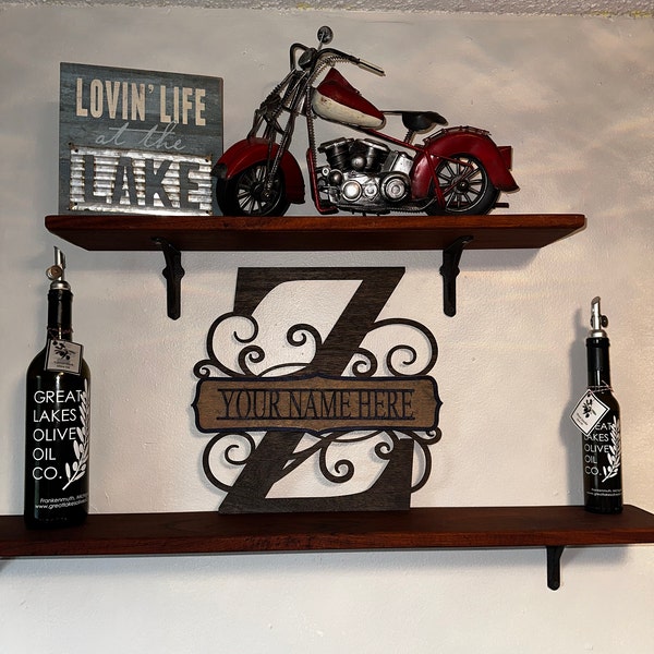 Multi-layer Monogram Assembly and Non Assembly Versions - Laser Cut ...
