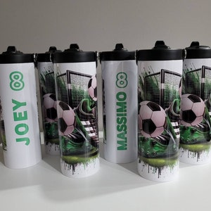 Soccer Tumbler Design: Goal Post, Cleats, Ball - 20 Oz Skinny Wrap (PNG ...