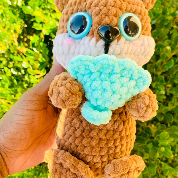 Amigurumi Otter Pattern, Plush Pattern, PDF Pattern, Stuffed Otter Toy ...