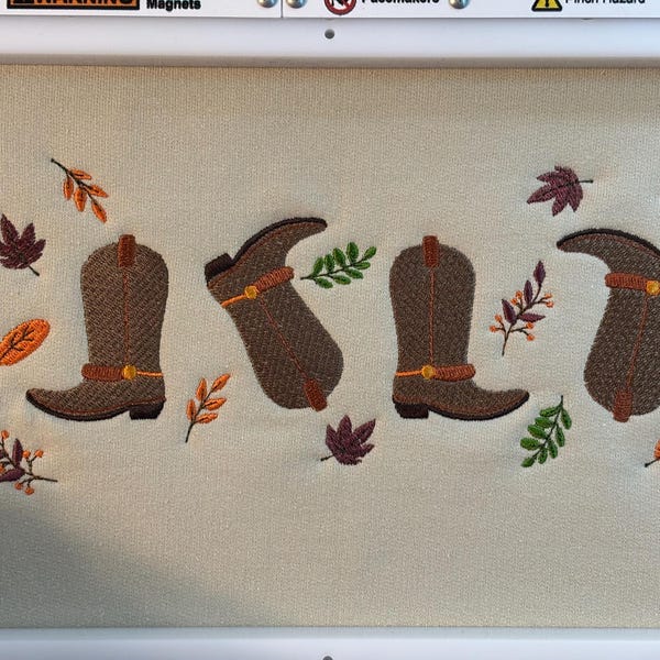 Fall Dachsund Dog Embroidery Pes Dst Exp Hus Inb Jef Sew Vp3 Xxx Mini ...