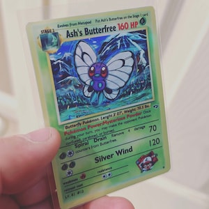 Ash's Charizard Gym Heroes Revival Handmade Holo Proxy Card - Etsy