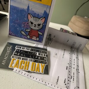 Swing Your Razor Wide // Broadway Theatre Planner Bullet | Etsy