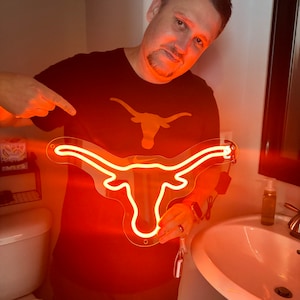 Cowboy Coffee Sign Hot and Strong Neon Sign Country Western Cowboy Sign ...