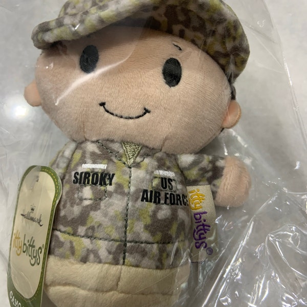 Personalized Camo Military Itty Bitty Plush - US Air Force, Army, Navy ...