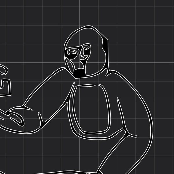 Gorilla Tag SVG Converted - Etsy