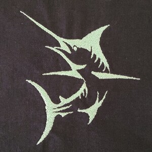 Sailfish Embroidery Design - Etsy