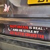 Student Driver Sad Hamster Car Bumper Sticker Crying Funny Cute Pink ...