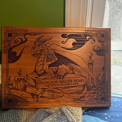 Dungeon Master Screen Wooden RPG Screen Gift Dungeon Master Gift Table ...