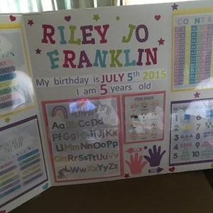 Retro Theme Classroom Birthday Chart | Printable Birthday Classroom Set ...