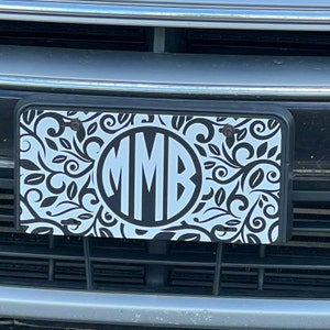 Cheetah Spots License Plate Frame Matches Personalized Plate - Etsy