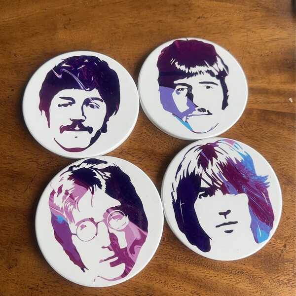 Digitale SVG PNG JPG the Beatles, John Lennon, Paul Mccartney, George ...