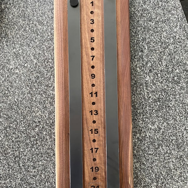 Solid Wood Pool Billiards 8-ball and 9-ball Rack Wall Mount Holder ...