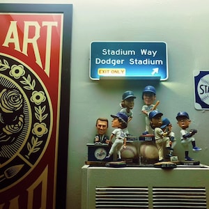 Blue Heaven on Earth Dodger Stadium Inspired Fwy Sign - Etsy