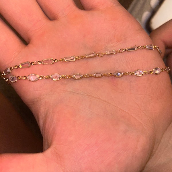 14k Gold Plated Oval Paperclip Chains Tarnish Resistant Popular ...