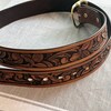 Custom Leather Belt | Beautiful Hand Tooled Leather | Western Floral ...