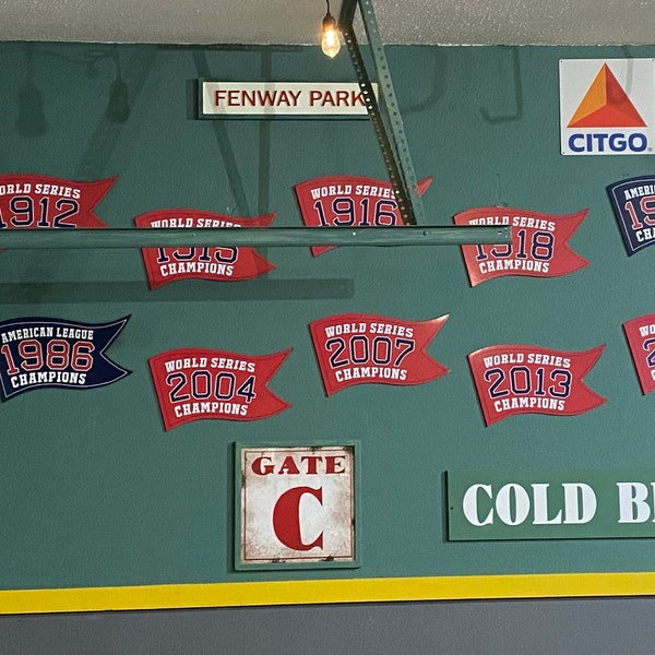 Boston Red Sox Fenway Park Custom Hand Painted Cold Beer Concession ...