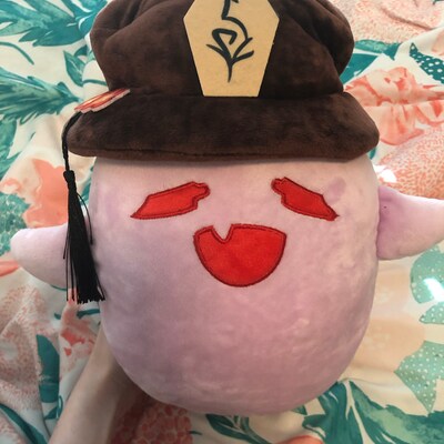 Boo Tao Plush Fan-made Genshin Impact hat Now Removable - Etsy