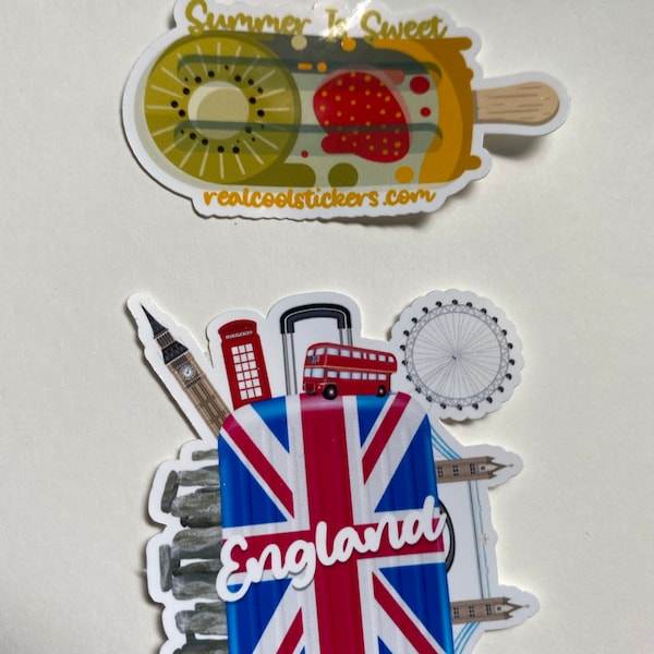 England Stickers | Travel Stickers for England Lovers | English Decal ...
